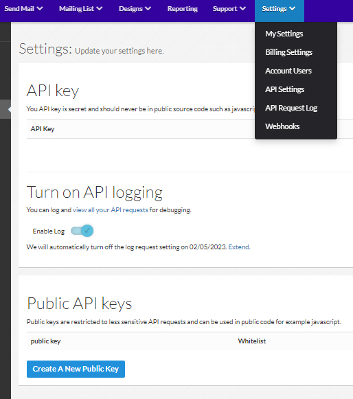 Where is my API key?